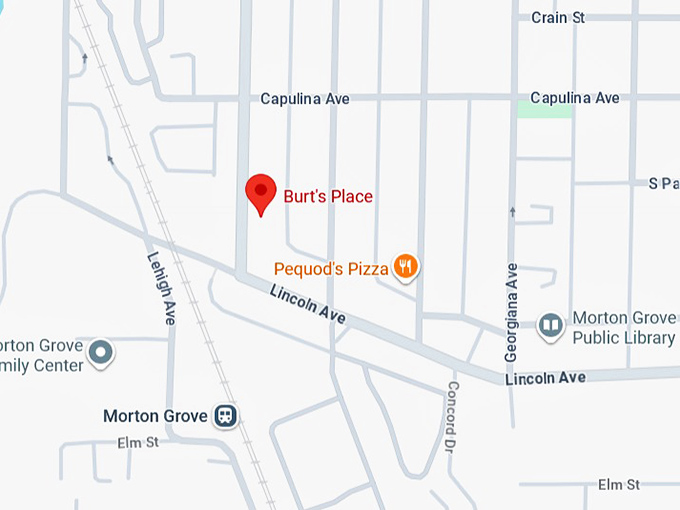 burt&rsquo;s place map