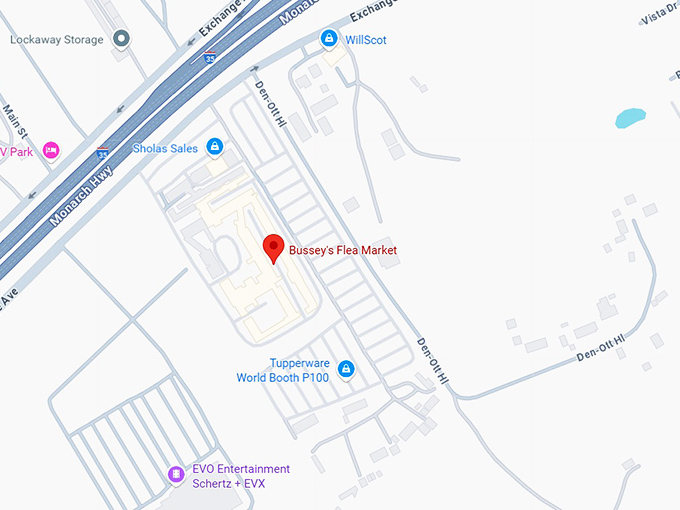 16. bussey's flea market map