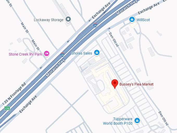 16. bussey&rsquo;s flea market map