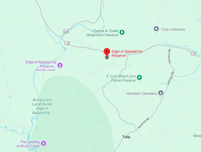 16. buzzardroost rock trail map