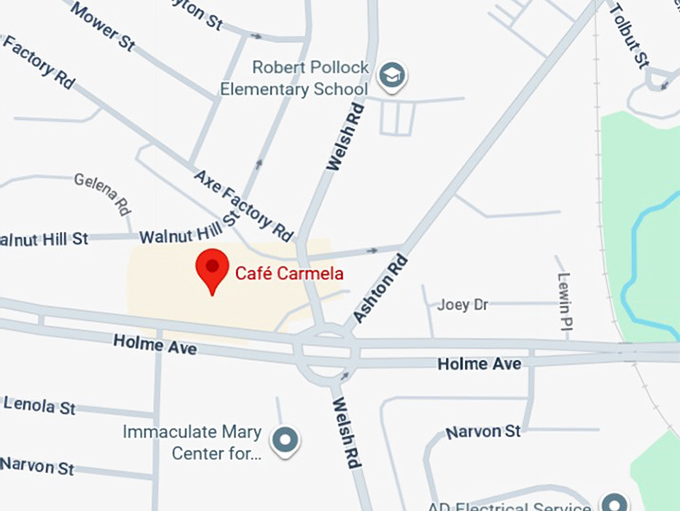 16. cafe carmela map