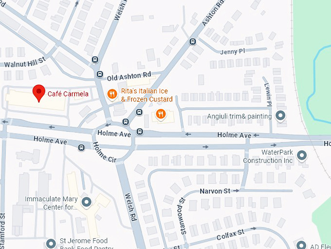 16. café carmela map