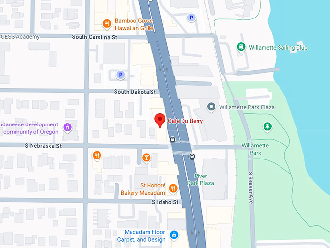 16. cafe du berry map