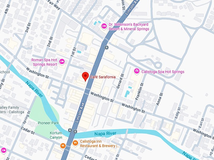 16. café sarafornia map