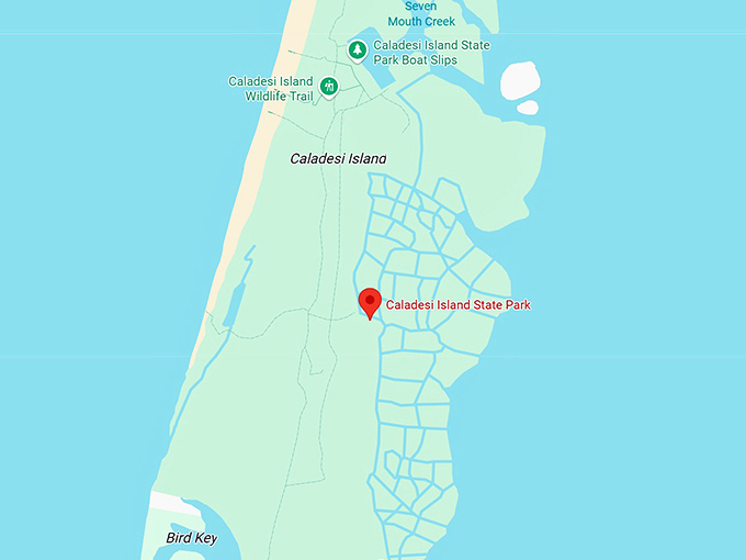 16. caladesi island state park map