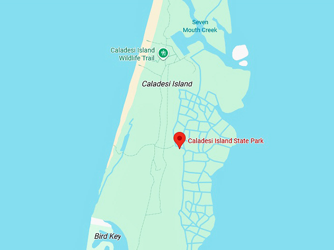 16. caladesi island state park map