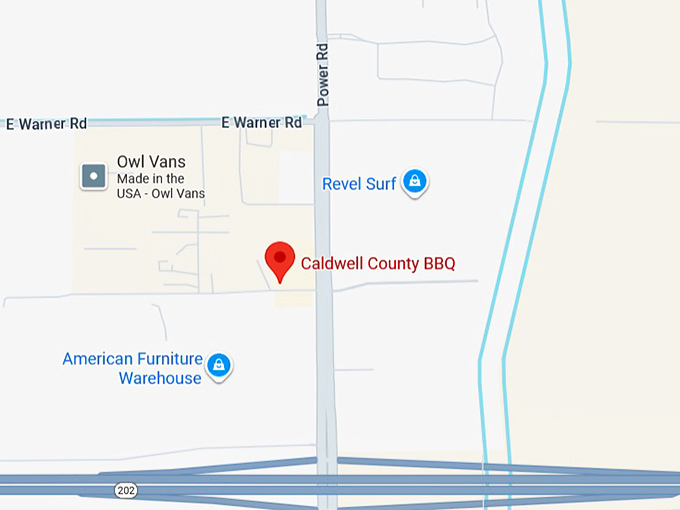 16. caldwell county bbq map