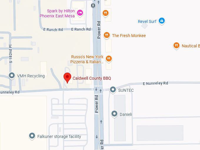 16. caldwell county bbq map