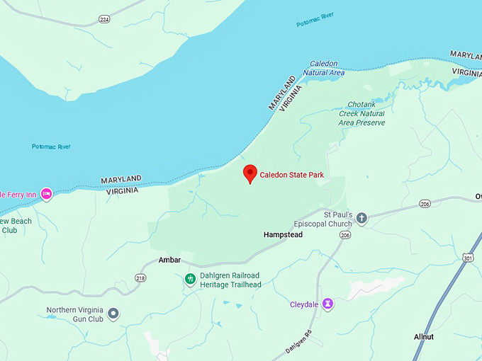 16. caledon state park map