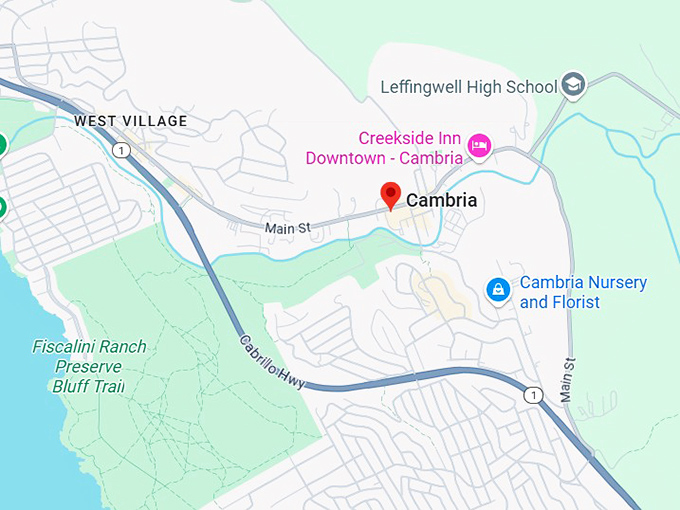 16. cambria map