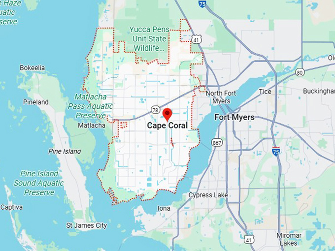 16. cape coral map