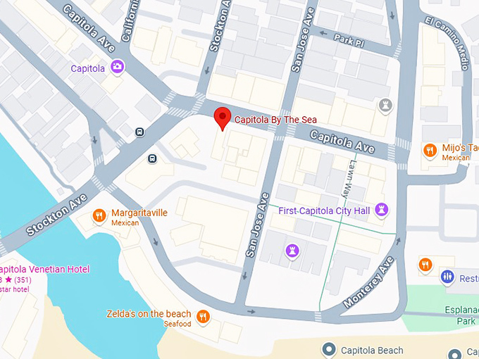 16. capitola by the sea map