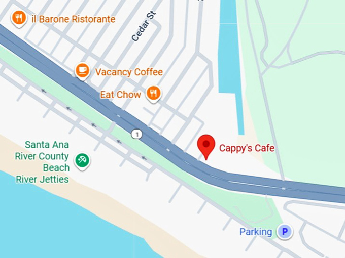 16. cappy&rsquo;s caf&eacute; map