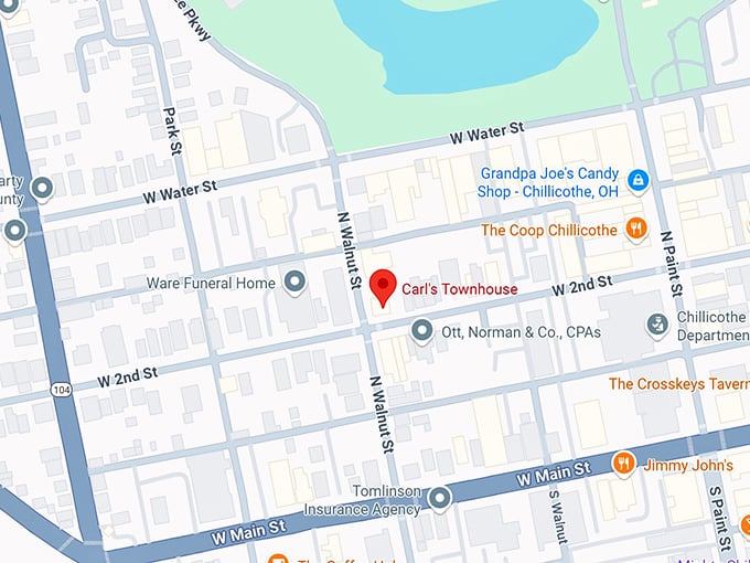 16. carl's townhouse map