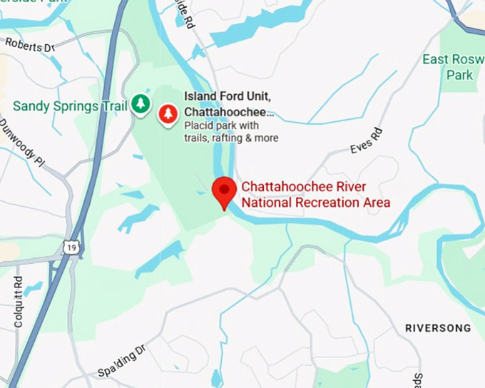 16. chattahoochee river national recreation area map