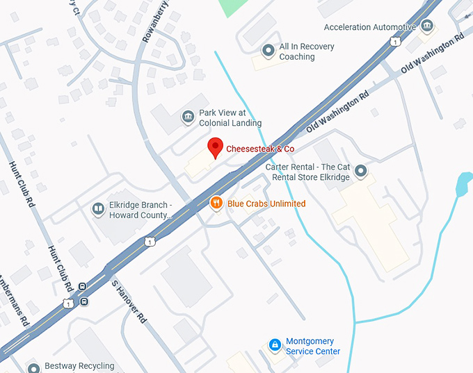 16. cheesesteak & co. map