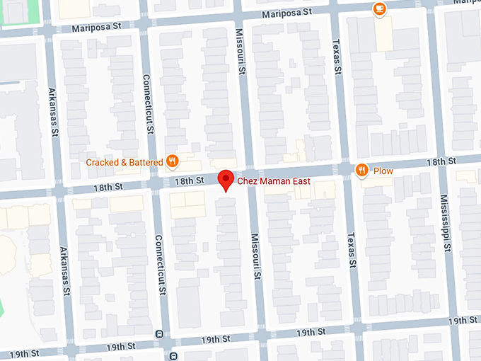 16. chez maman east map