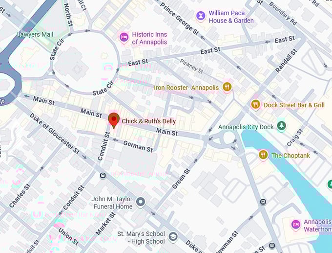 16. chick & ruth's delly map