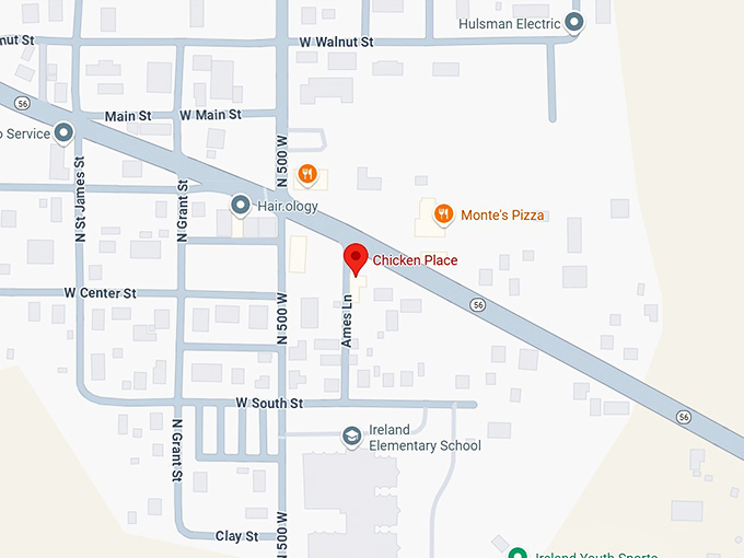 16. chicken place map