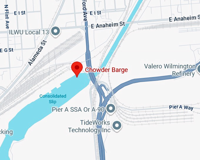 16. chowder barge map