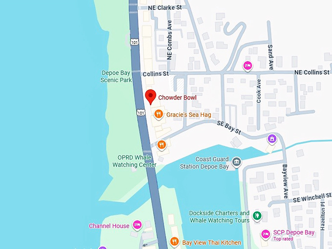 16. chowder bowl map