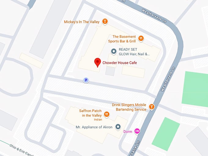 16. chowder house cafe map