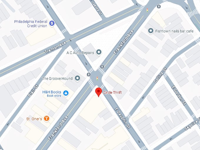 16. circle thrift map