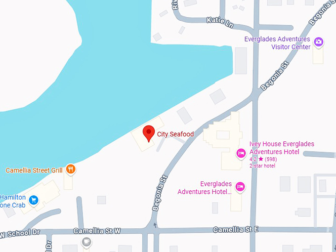 16. city seafood everglades city map
