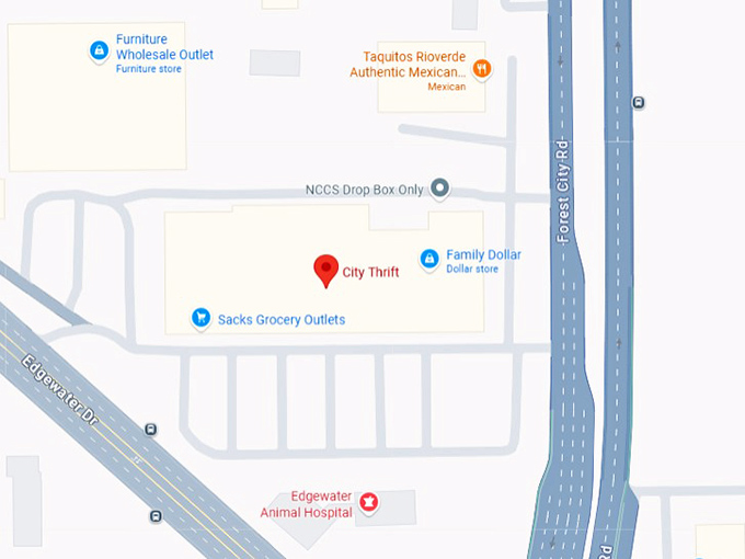 16. city thrift orlando map