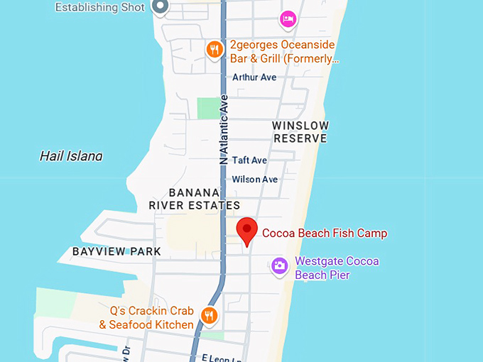 16. cocoa beach fish camp map