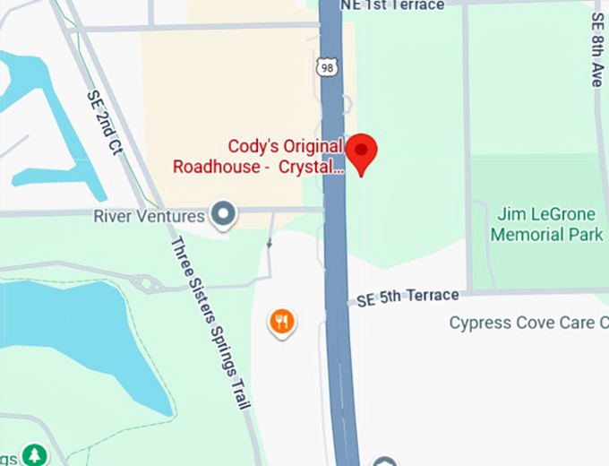 16. cody's original roadhouse crystal river map