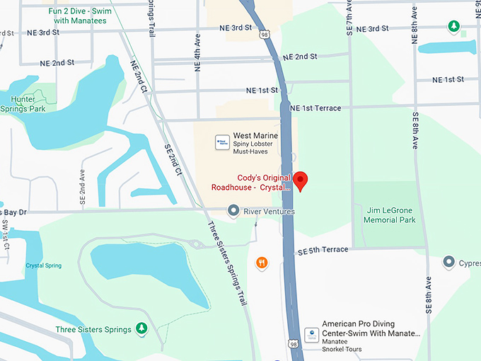 16. cody's original roadhouse map