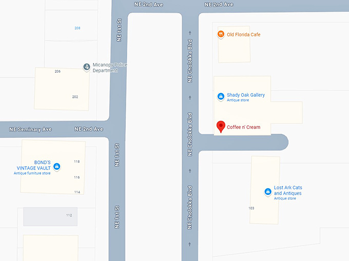 16. coffee n' cream map