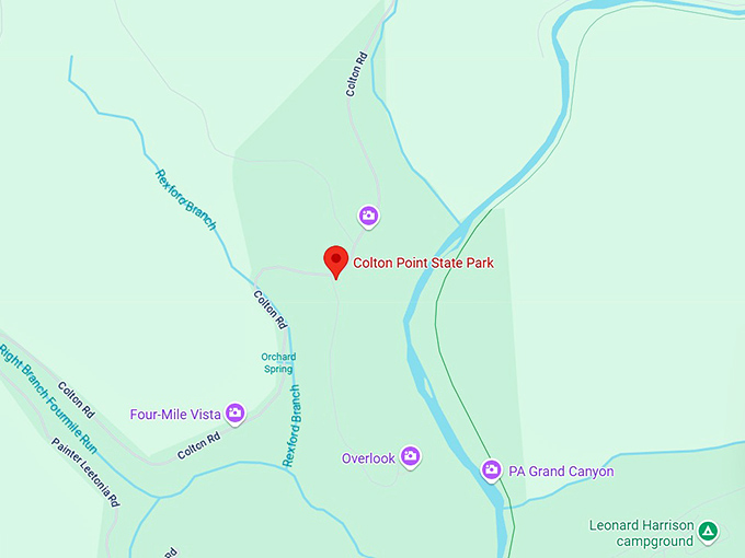 16. colton point state park map