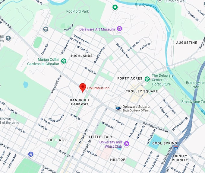 16. columbus inn map