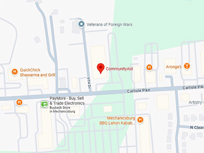 16. communityaid mechanicsburg map