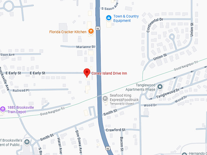 16. coney island drive inn map