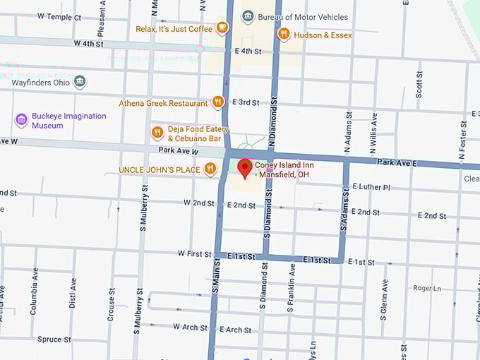 16. coney island inn mansfield, oh map