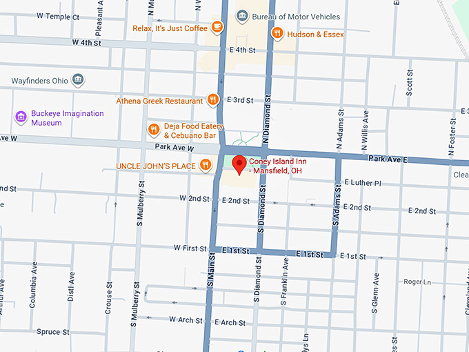 16. coney island inn mansfield, oh map