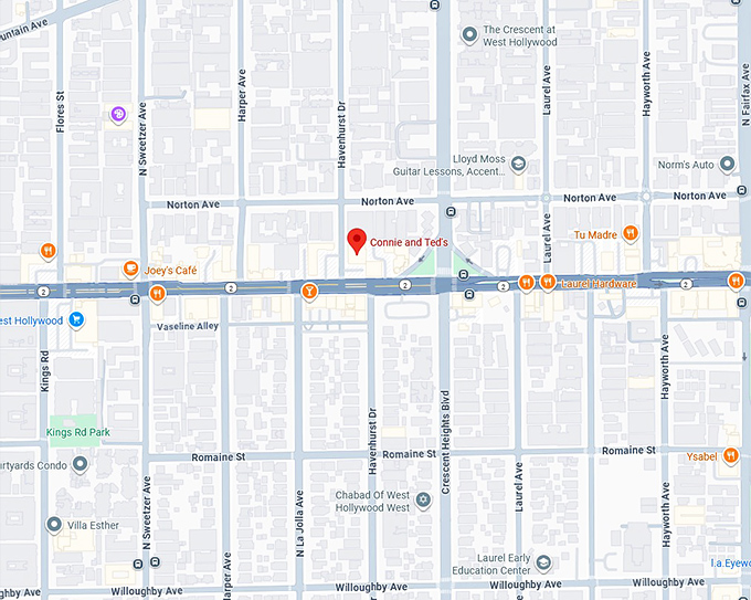 16. connie and ted's map