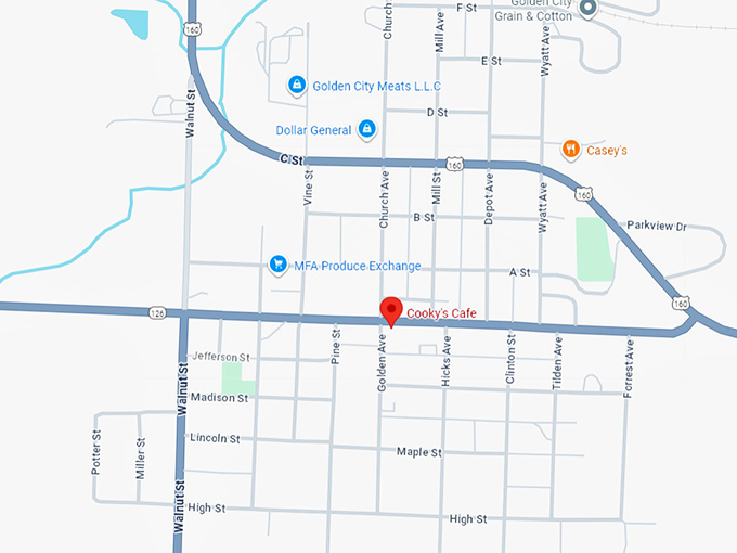 16. cooky's cafe map