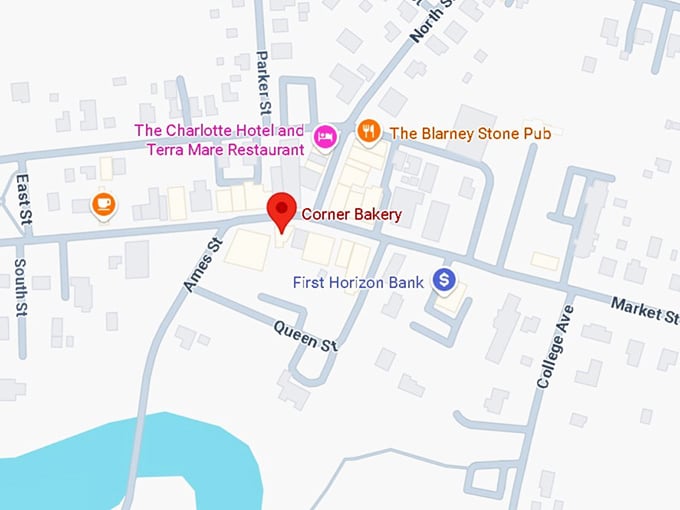16. corner bakery map