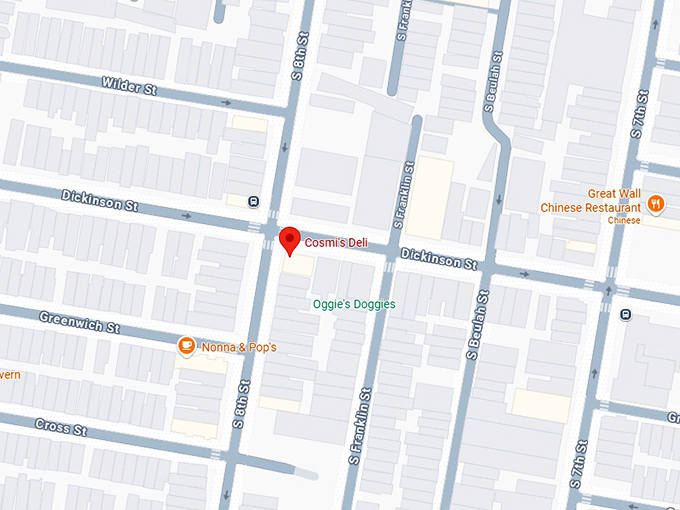 16. cosmi&rsquo;s deli map