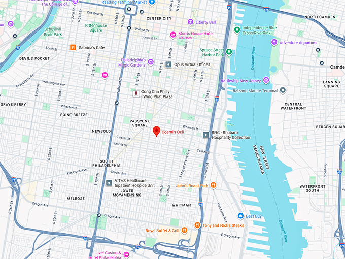 16. cosmi's deli map