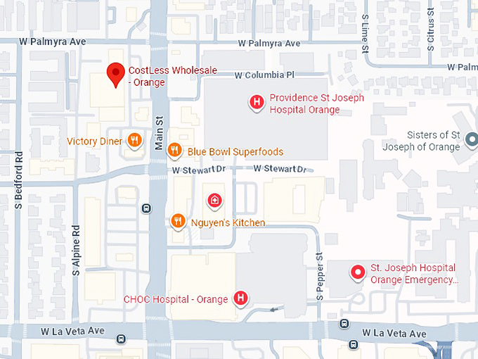16. costless wholesale orange map