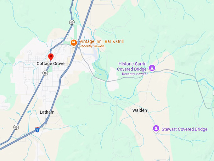 16. cottage grove map