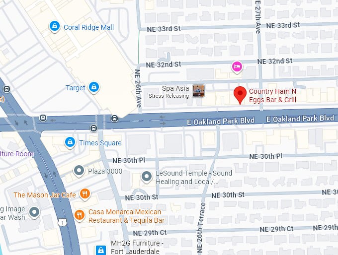 16. country ham n' eggs map