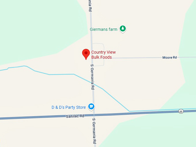 16. country view bulk foods map