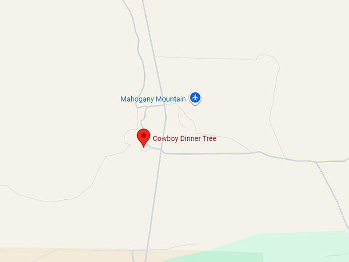 16. cowboy dinner tree map