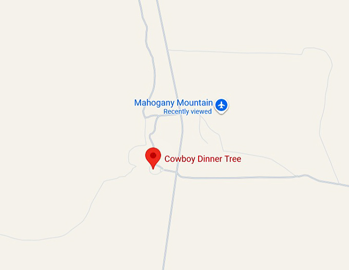16. cowboy dinner tree map